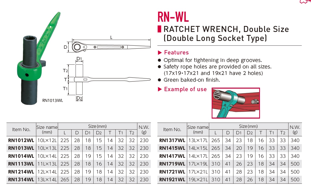 Ichiban Precision Sdn Bhd - Supertool - Supertool Ratchet Wrench, Double Size (Double Long ...
